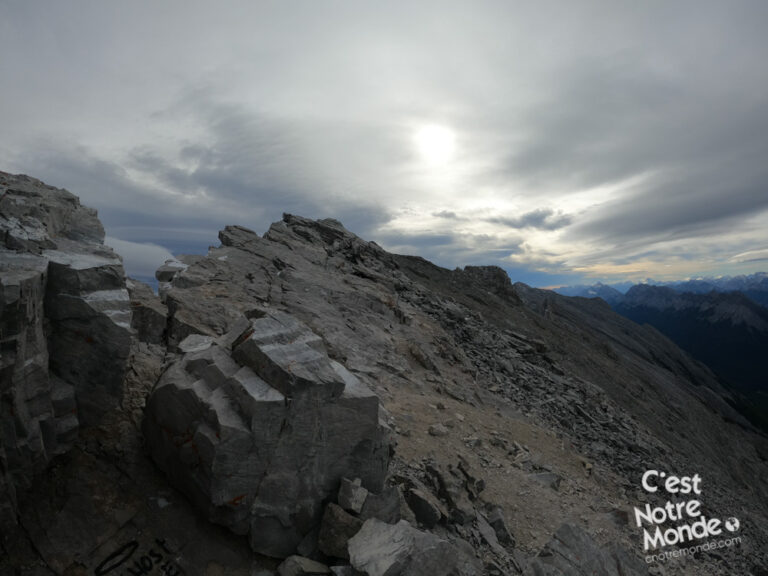 Mount Rundle, a famous mountain of the Canadian Rockies