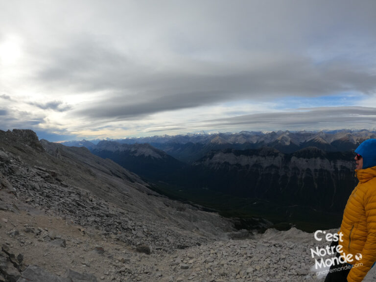 Mount Rundle, a famous mountain of the Canadian Rockies