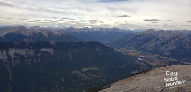 Mount Rundle, a famous mountain of the Canadian Rockies