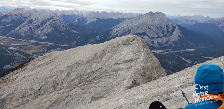 Mount Rundle, a famous mountain of the Canadian Rockies