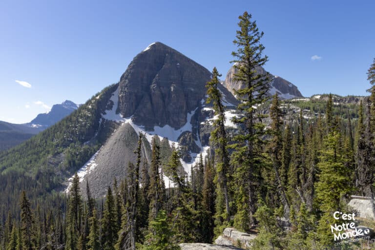 Pharaoh peak et la vallée d’Egypt Lake, Parc National de Banff