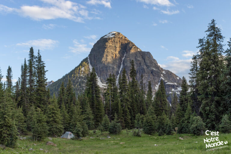 Pharaoh peak et la vallée d’Egypt Lake, Parc National de Banff
